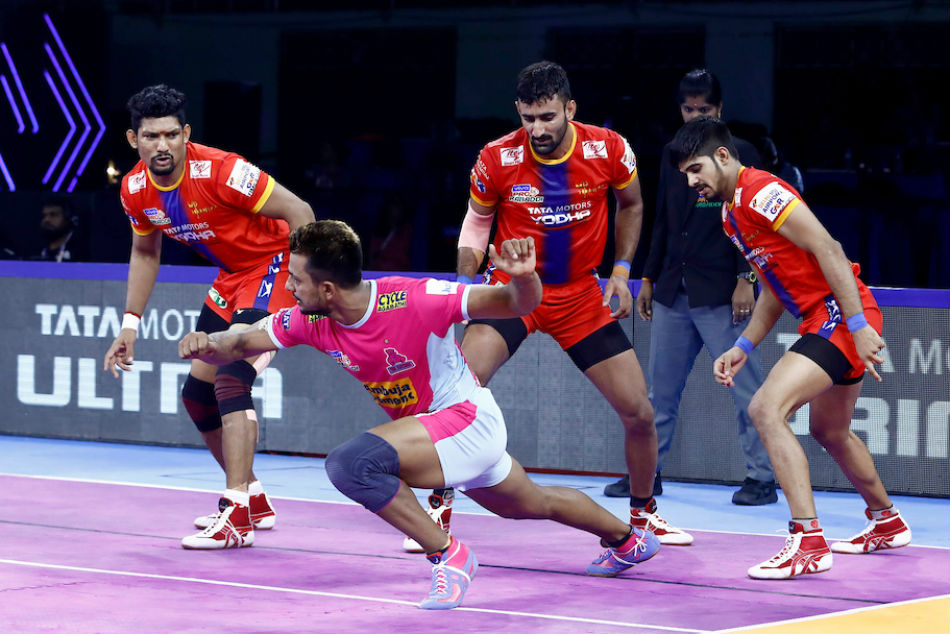 Pro Kabaddi League 2019: Match 57: Jaipur Pink Panthers Vs Telugu ...