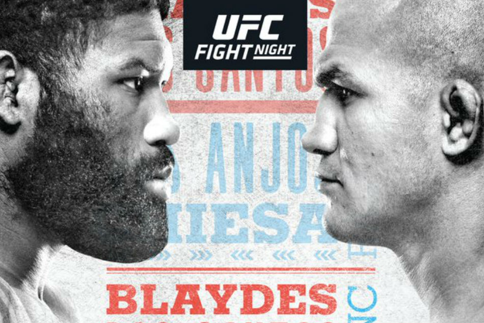 UFC Fight Night 166: Blaydes vs. dos Santos fight card, preview, India ...