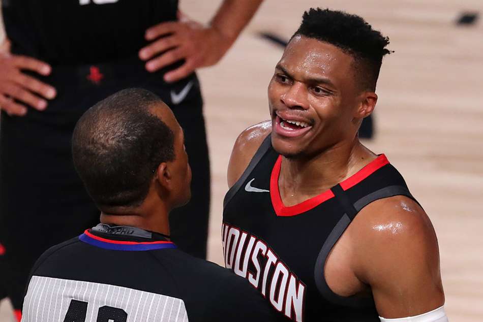 Westbrook on shouting match with Rondo's brother: You're supposed to shut up and watch the game ...