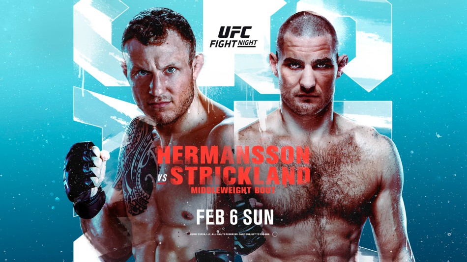 UFC Vegas 47: Hermansson vs. Strickland fight card, date, start time in ...