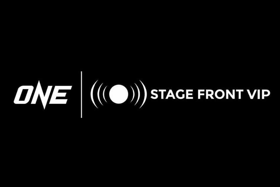 ONE Championship announces partnership with Stage Front VIP for first ...