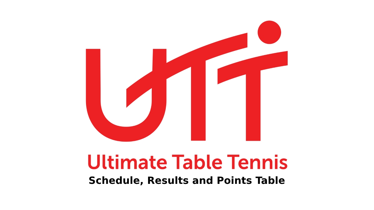 Ultimate Table Tennis 2023: Schedule, Results, Points Table, Telecast ...