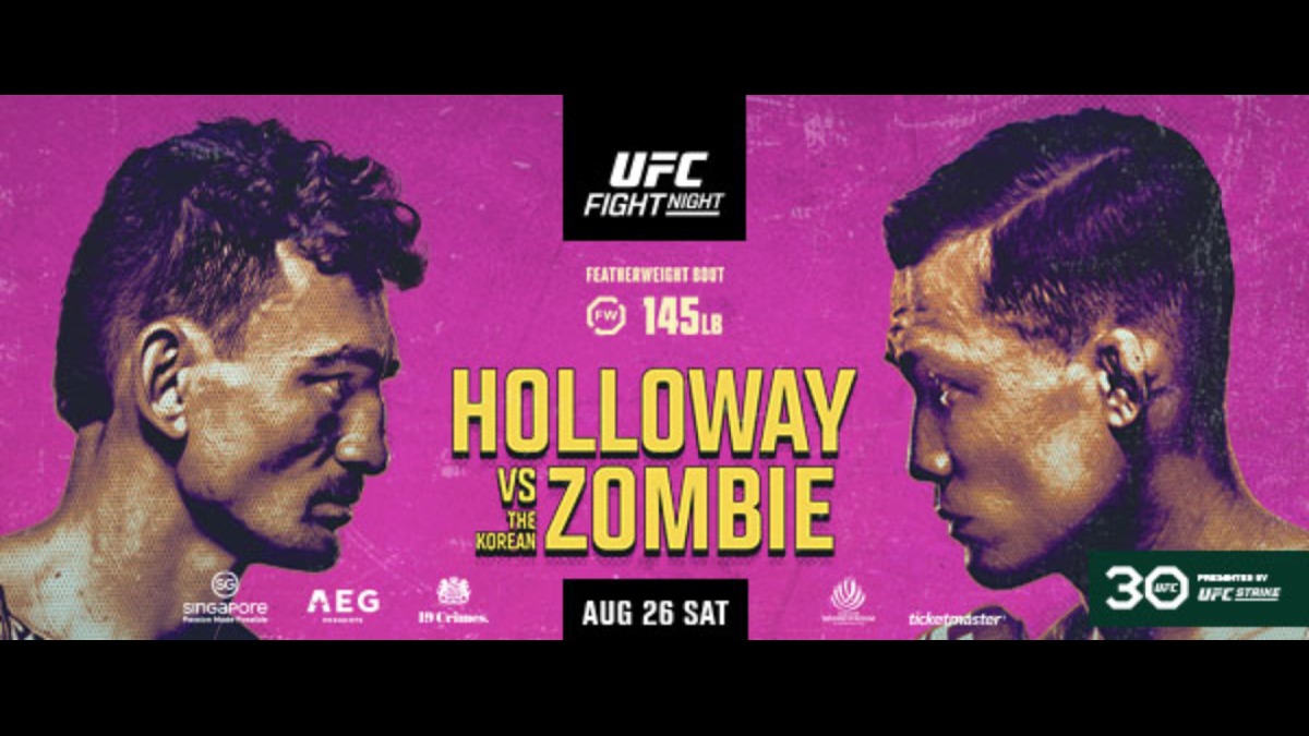 UFC Singapore 2023: Holloway vs The Korean Zombie Card Takes Shape - myKhel