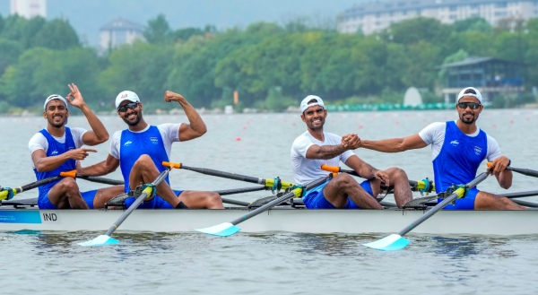 Asian Games 2023: India win Bronze in Men's Quadruple Sculls Rowing ...