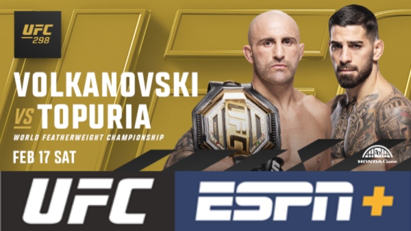 UFC 298: Volkanovski vs. Topuria Card, Event Date, Venue, How & When to ...