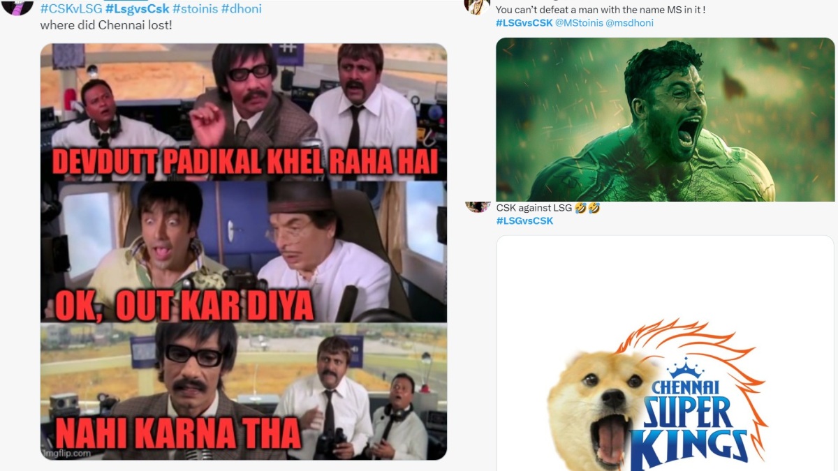 CSK vs LSG Memes, IPL 2024: Fans Troll Chennai Super Kings as Marcus ...