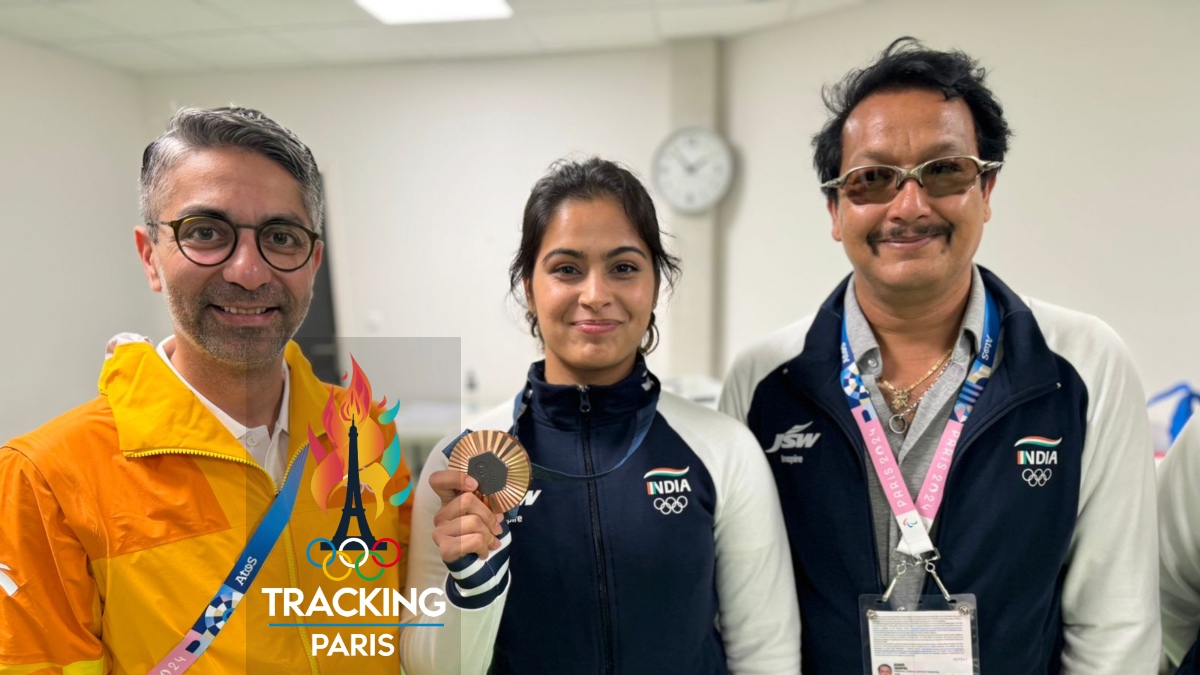 Paris 2024: Manu Bhaker, Jaspal Rana as thick as father and daughter in ...