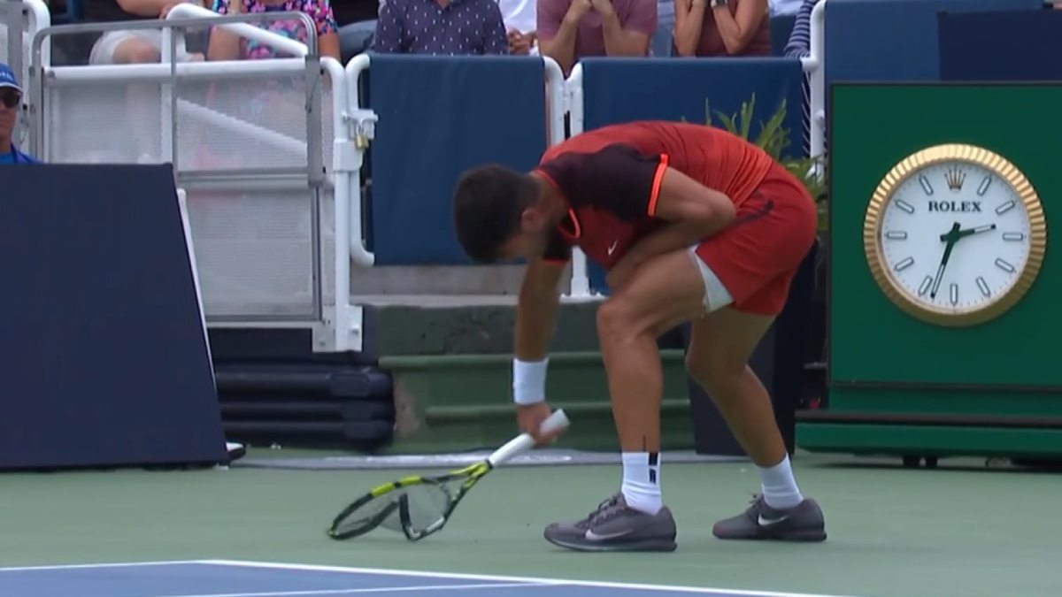 Carlos Alcaraz apologises for breaking racquet and unlikely on-court ...