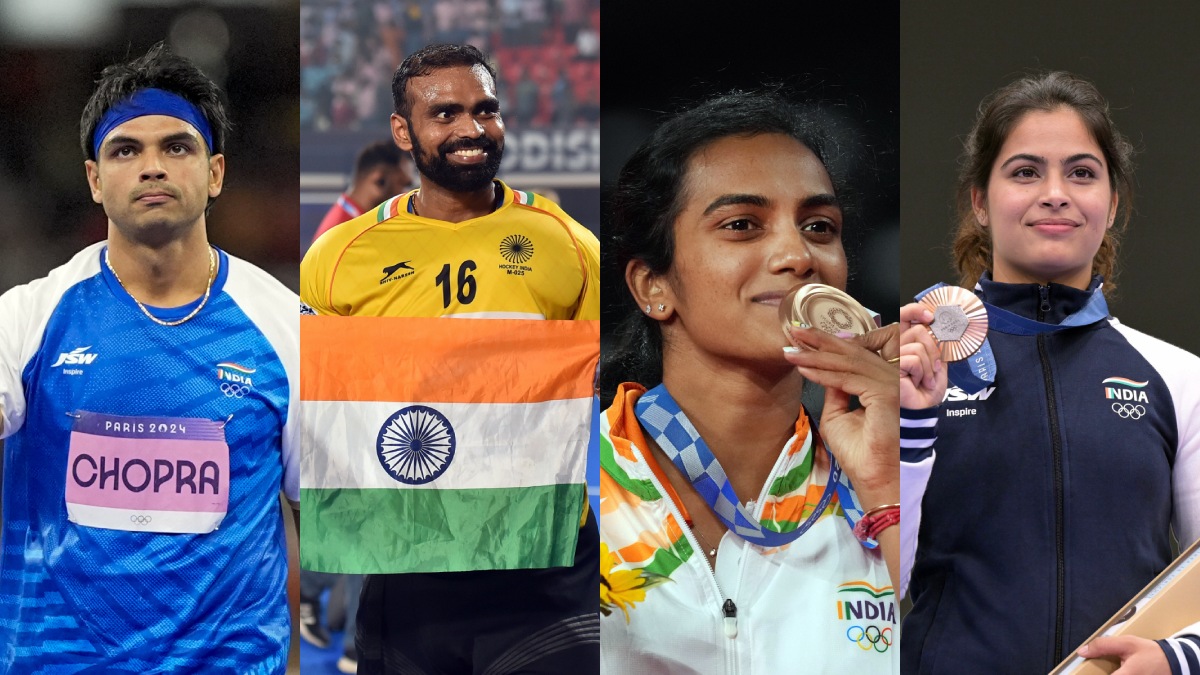 Neeraj Chopra & Manu Bhaker to PV Sindhu & PR Sreejesh - Indian ...