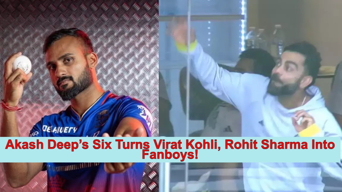Watch: Virat Kohli, Rohit Sharma Celebrate Like Fans in Dressing Room As Akash Deep Smacks ...