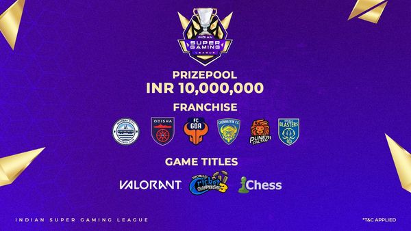 Indian Super Gaming League (ISGL) 2025 Launches With Major Teams - myKhel