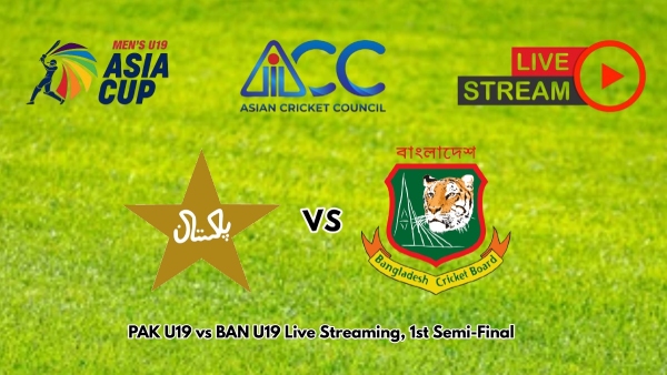 PAK U19 vs BAN U19 Live Streaming, ACC Men's U19 Asia Cup 2024 ...