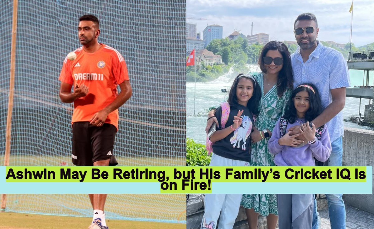 R Ashwin's Retirement: The Real Cricket Masters at Home? His Wife Prithi and Daughters Akhira ...
