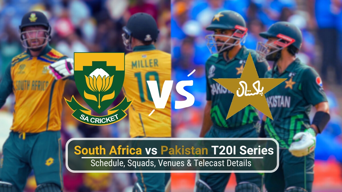 SA vs PAK T20I Series 2024: South Africa-Pakistan T20Is Schedule ...