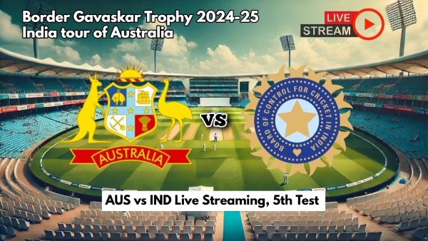 AUS vs IND Live Streaming, 5th Test: How to Watch Australia vs India ...