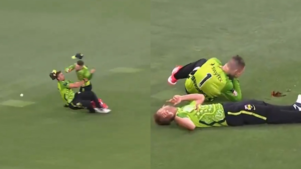 Horrific On-Field Collision in BBL 2024-25: Two Players Hospitalised ...