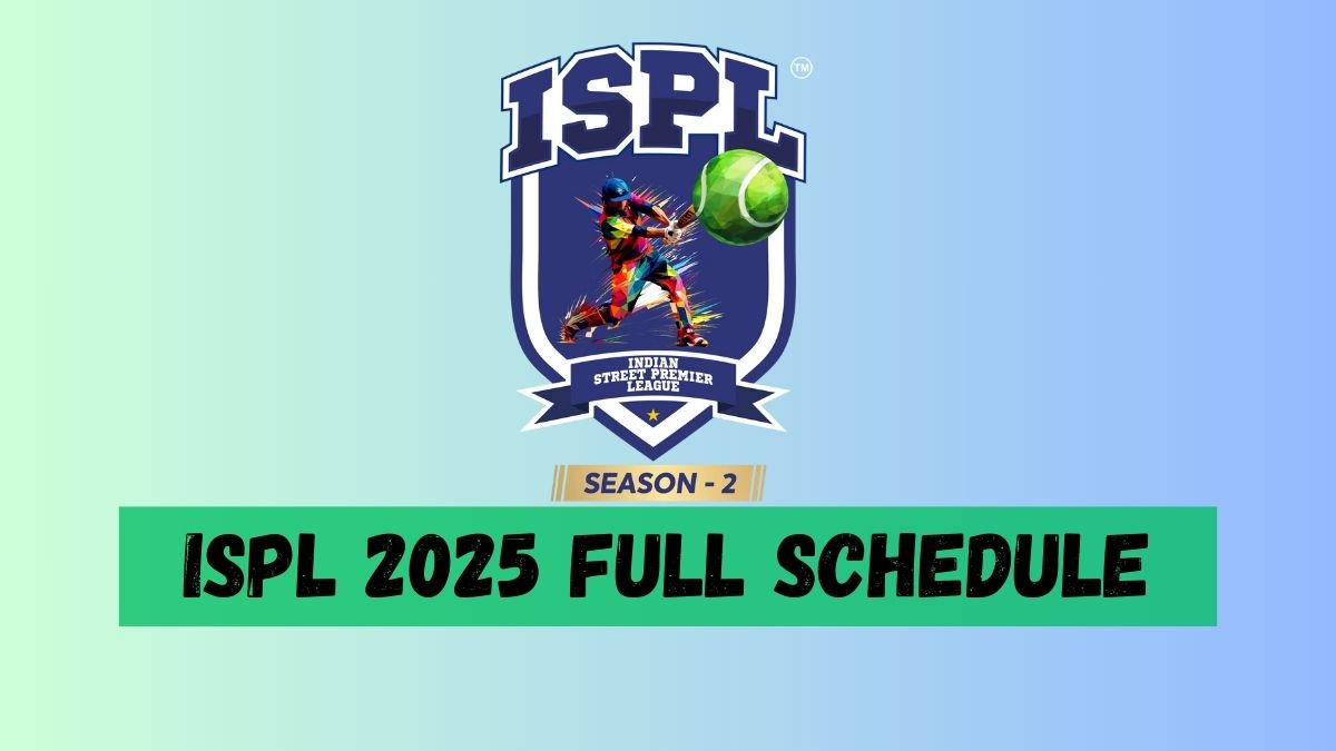 ISPL 2025 Schedule: Complete List of Fixtures with Date and Time, Venue ...