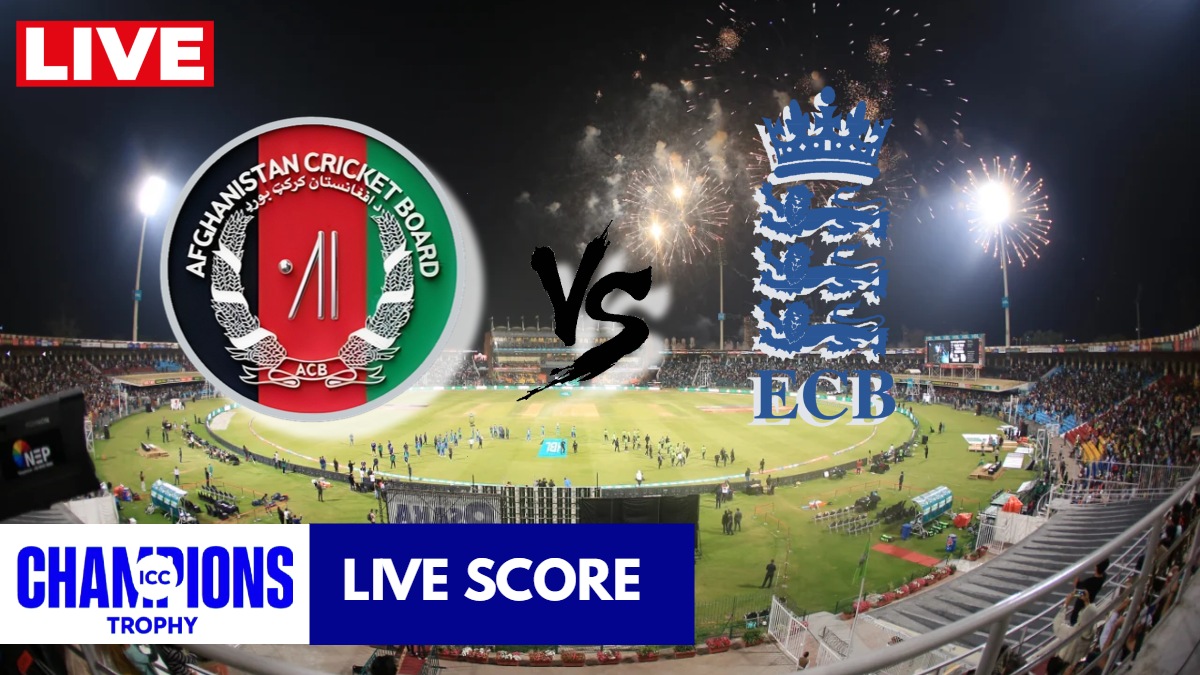 Afghanistan vs England Live Score, Champions Trophy 2025: ENG 259/6 in ...
