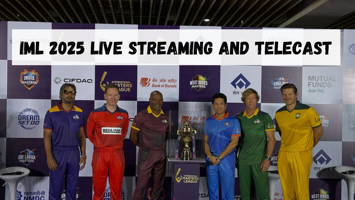 International Masters League 2025 Live Streaming: How to Watch IML 2025 Matches in India and ...