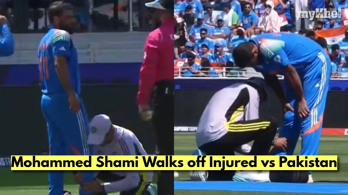 India vs Pakistan: Mohammed Shami Walks off Injured with Ankle Pain ...