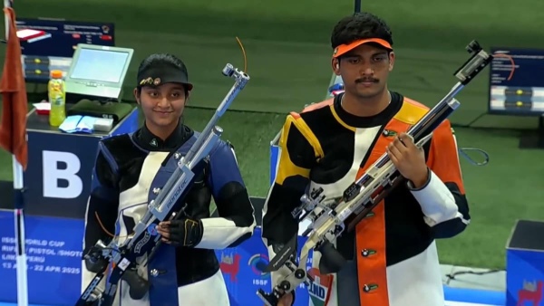 ISSF World Cup 2025 Lima: Rudrankksh Patil, Arya Borse Win Silver in ...