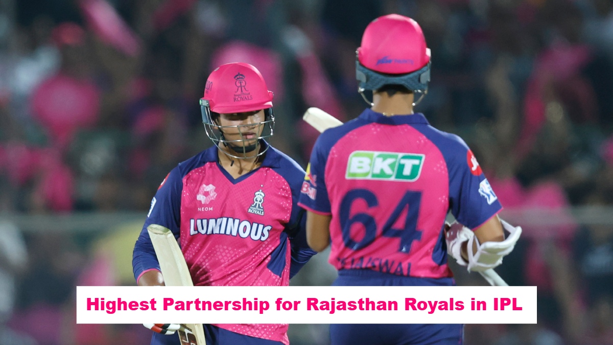 IPL 2025: Highest Partnership for Rajasthan Royals in IPL as Jaiswal ...