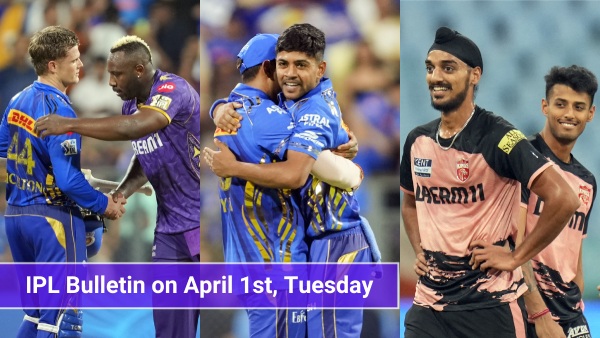 IPL Bulletin For April 1: Mumbai Indians Land First Win of 2025 Season ...