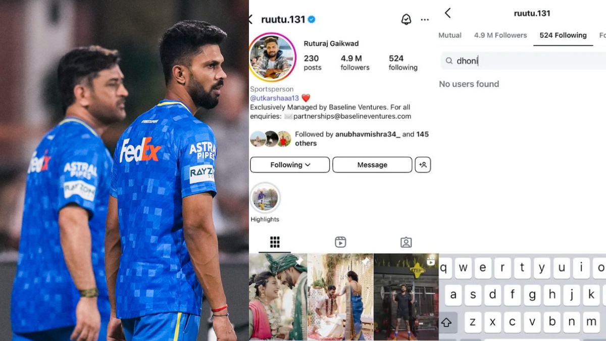 IPL 2025: Rift in CSK Camp? Reports Claim Ruturaj Gaikwad unfollowed MS ...