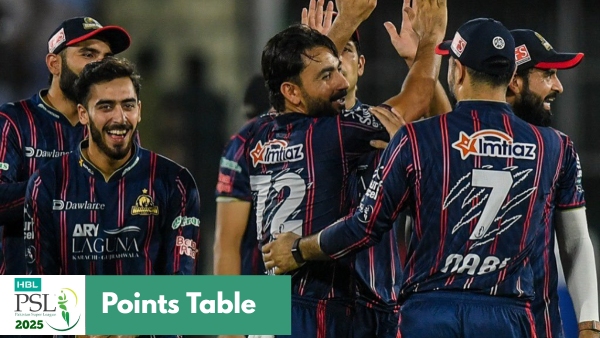 PSL 2025 Points Table on April 23: Lahore Qalandars, Peshawar Zalmi ...