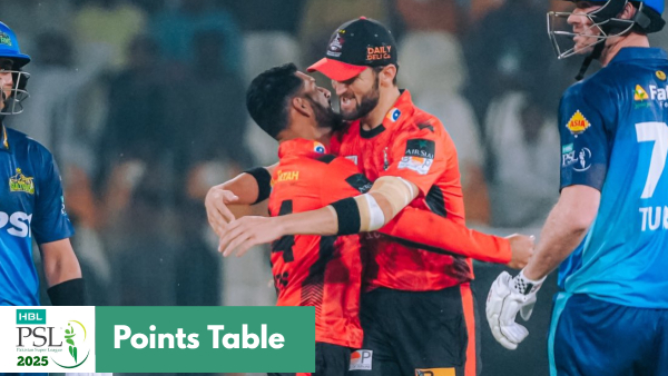 PSL 2025 Points Table on April 30: Lahore Qalandars, Peshawar Zalmi ...