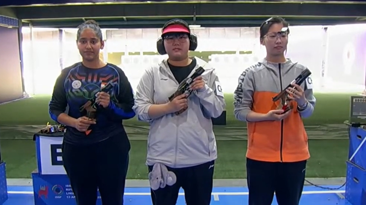 ISSF World Cup 2025 Lima: Simranpreet Kaur Wins Silver in Women's 25m ...