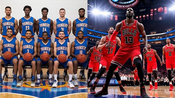 Oklahoma City Thunder Thunder vs Chicago Bulls Player Stats, Team ...