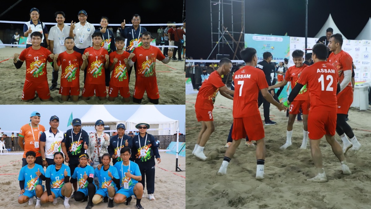 Khelo India Beach Games 2025: Manipur and Assam Strike Gold in Sepak ...