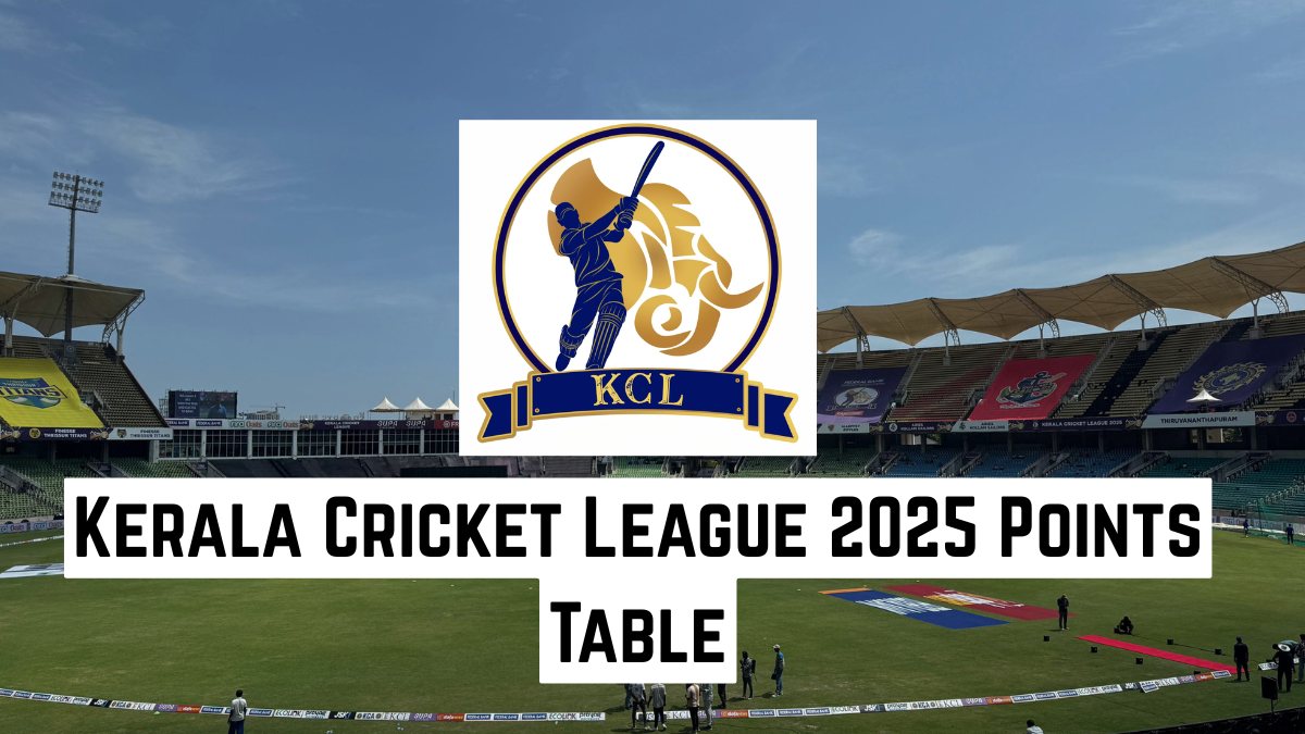 KCL 2025 Points Table: Updated Standings, Knockouts Qualified Teams of Kerala Cricket League ...