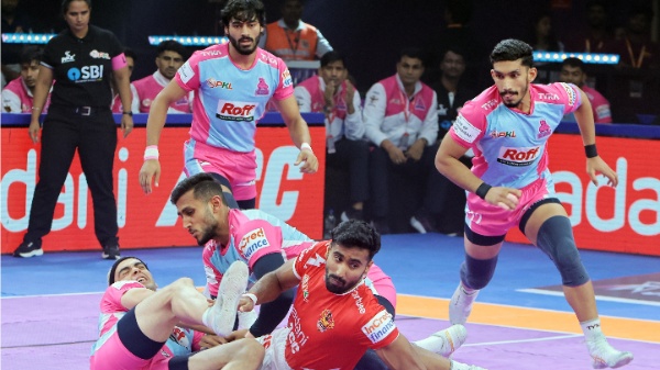 Jaipur Pink Panthers vs Gujarat Giants PKL 12 Highlights: Redemption for Pink Panthers and Nitin ...