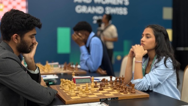Grand Swiss 2025: World Champion vs World Champion! Divya Deshmukh ...