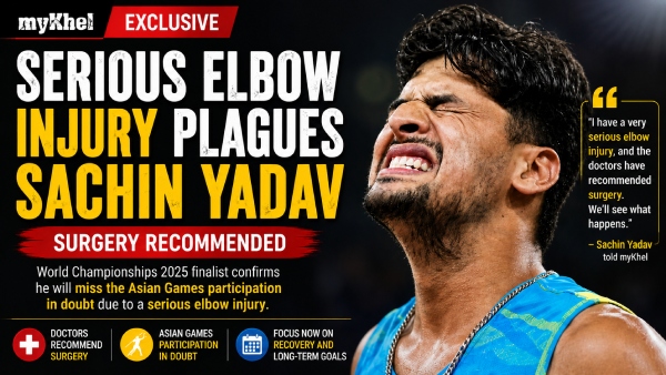 Sachin Yadav Reveals Serious Elbow Injury, Surgery Recommended; Asian ...