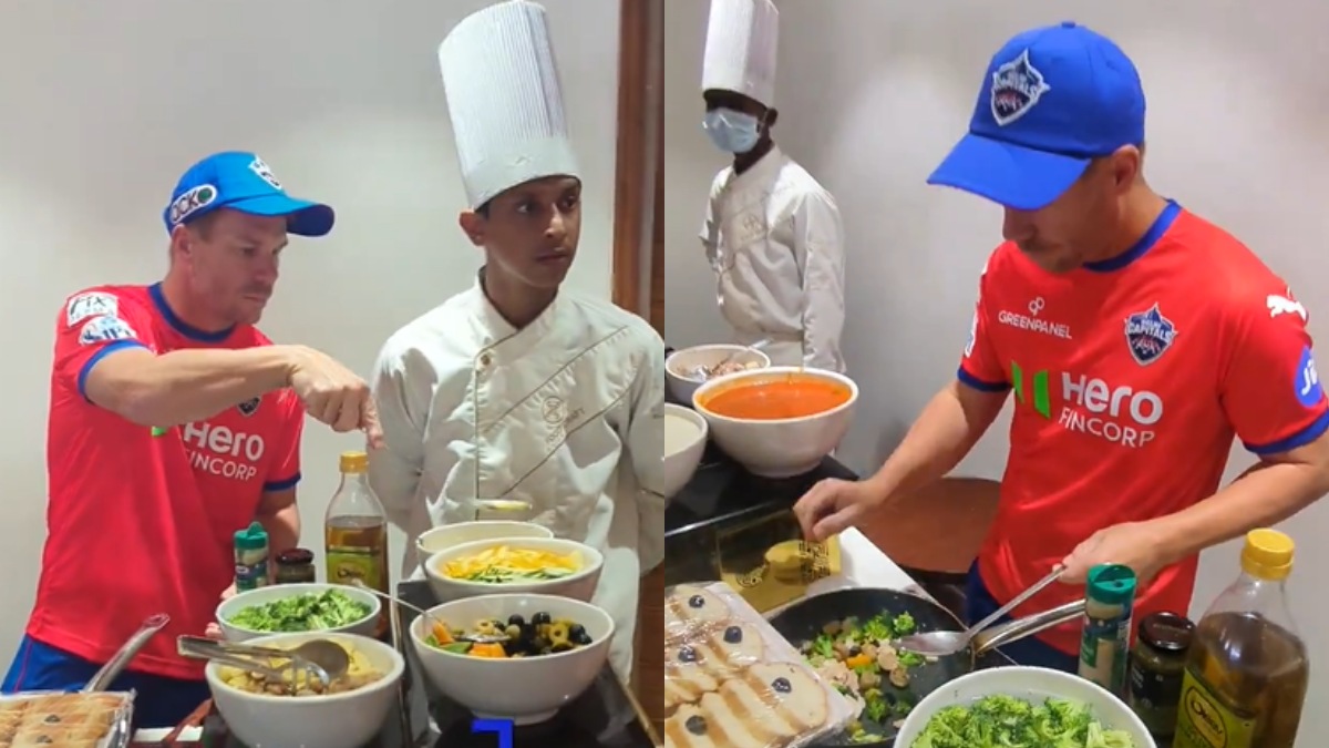 IPL 2024: ಗ್ರೌಂಡ್‌ ಬಿಟ್ಟು ಅಡಿಗೆ ಮನೆ ಸೇರಿದ ಡೇವಿಡ್‌ ವಾರ್ನರ್‌: ಏನ್ ...