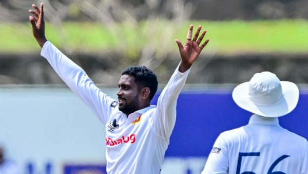 Nishan Peiris: ಚೊಚ್ಚಲ ಟೆಸ್ಟ್ ಪಂದ್ಯದಲ್ಲಿ 9 ವಿಕೆಟ್ ಪಡೆದ ನಿಶಾನ್ ಪೀರಿಸ್ ...