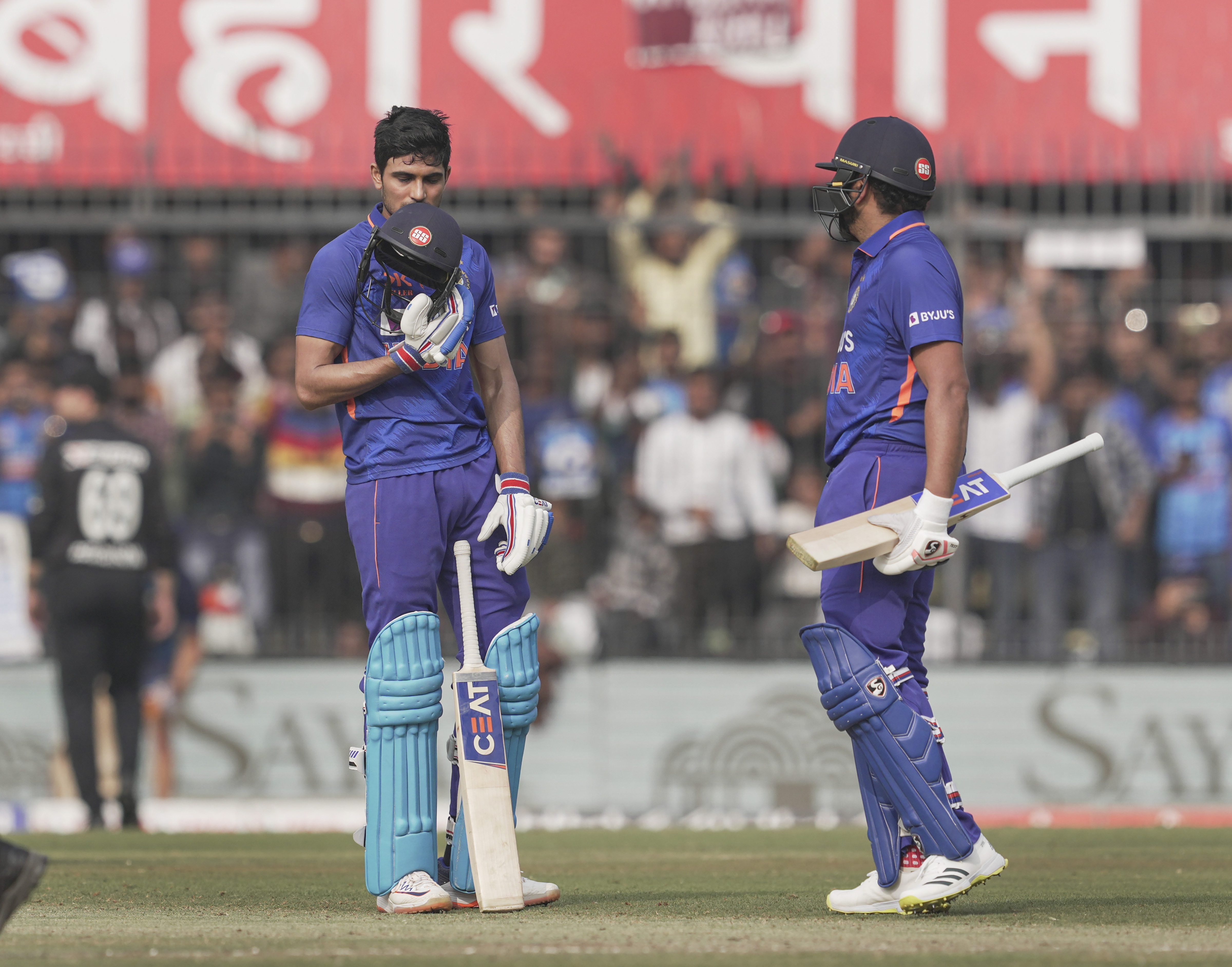 Shubman Gill and Rohit Sharma hit Centuries in Indore ODI - Mykhel