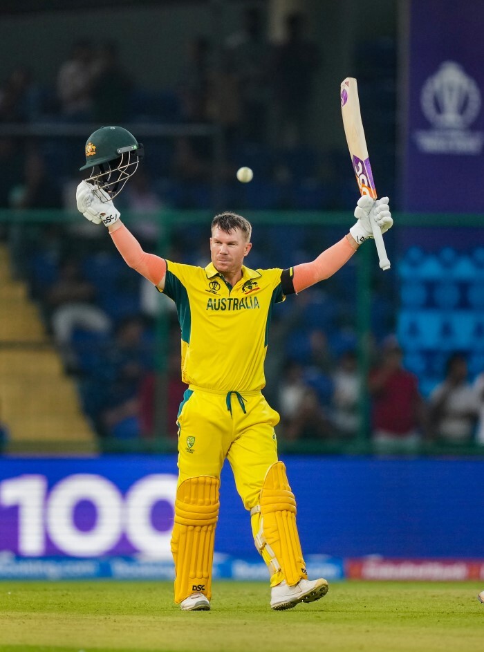 David Warner's Historic Century in 2023 ODI World Cup, Equals Tendulkar ...