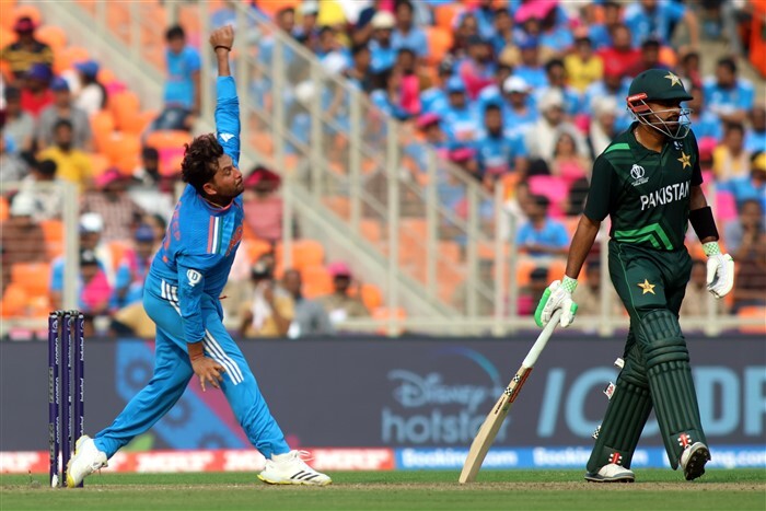 India VS Pakistan World Cup 2023 Photos (Match 12) - Kuldeep Yadav ...