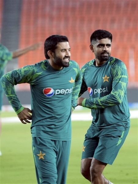 India VS Pakistan World Cup 2023 Photos - Pak Team Practice Session ...