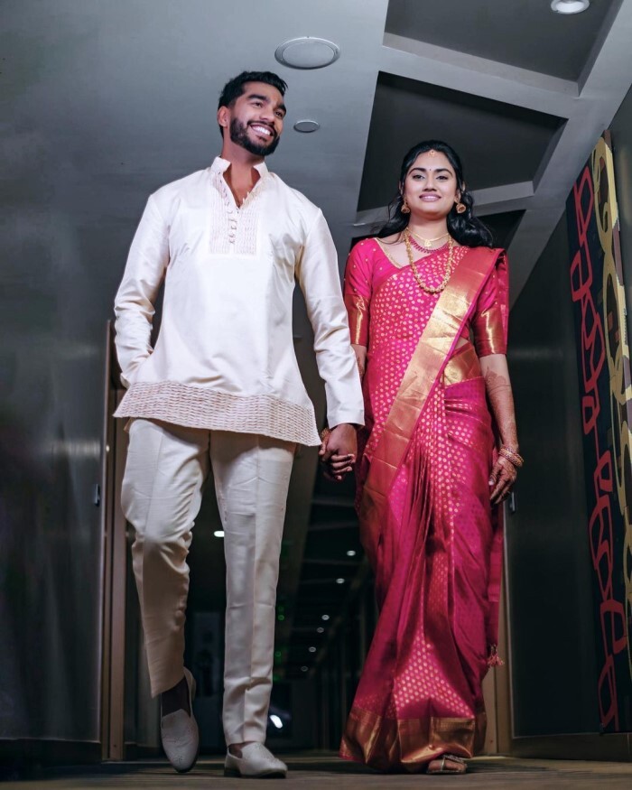 IPL Player Venkatesh Iyer Engaged To Shruti Raghunathan - Mykhel