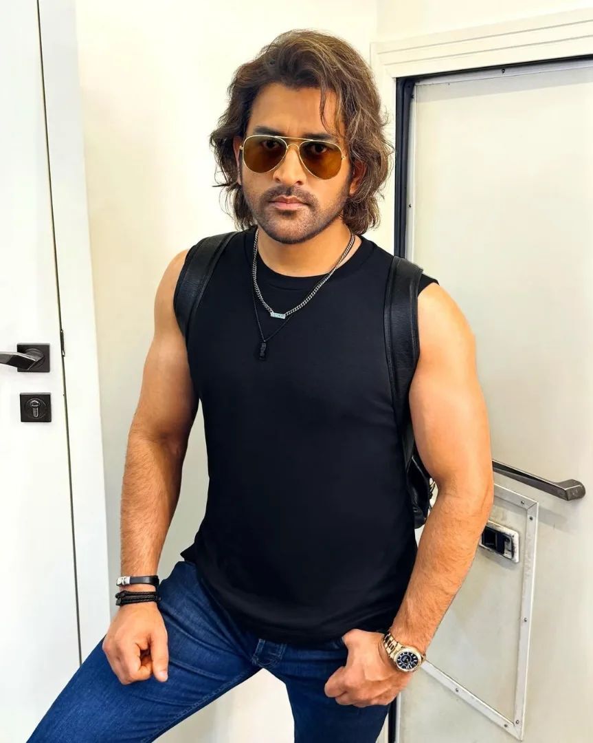 MS Dhoni's Stylish New Avatar Sets Internet Abuzz, See Latest PICS - Mykhel