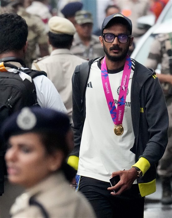 Indian Cricket Team Arrives After Winning The ICC Men T20 World Cup ...