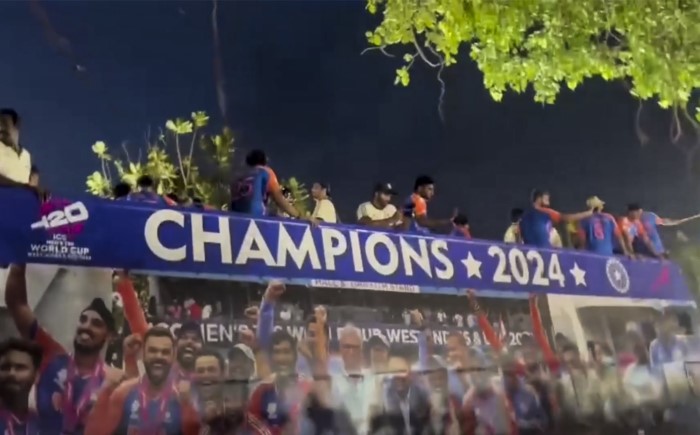 India’s Triumphant T20 World Cup Victory Parade Lights Up Mumbai - Mykhel