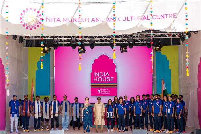 Nita Mukesh Ambani India House Ceremony, Paris Olympics 2024 Medal ...
