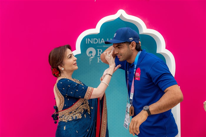 Nita Mukesh Ambani India House Ceremony, Paris Olympics 2024 Medal ...