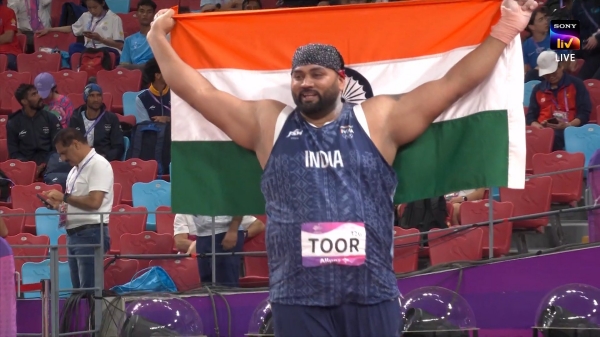 ஆசிய போட்டிகள்.. கடைசி வாய்ப்பில் சாதித்த இந்தியர்.. குண்டு எறிதலில் ...